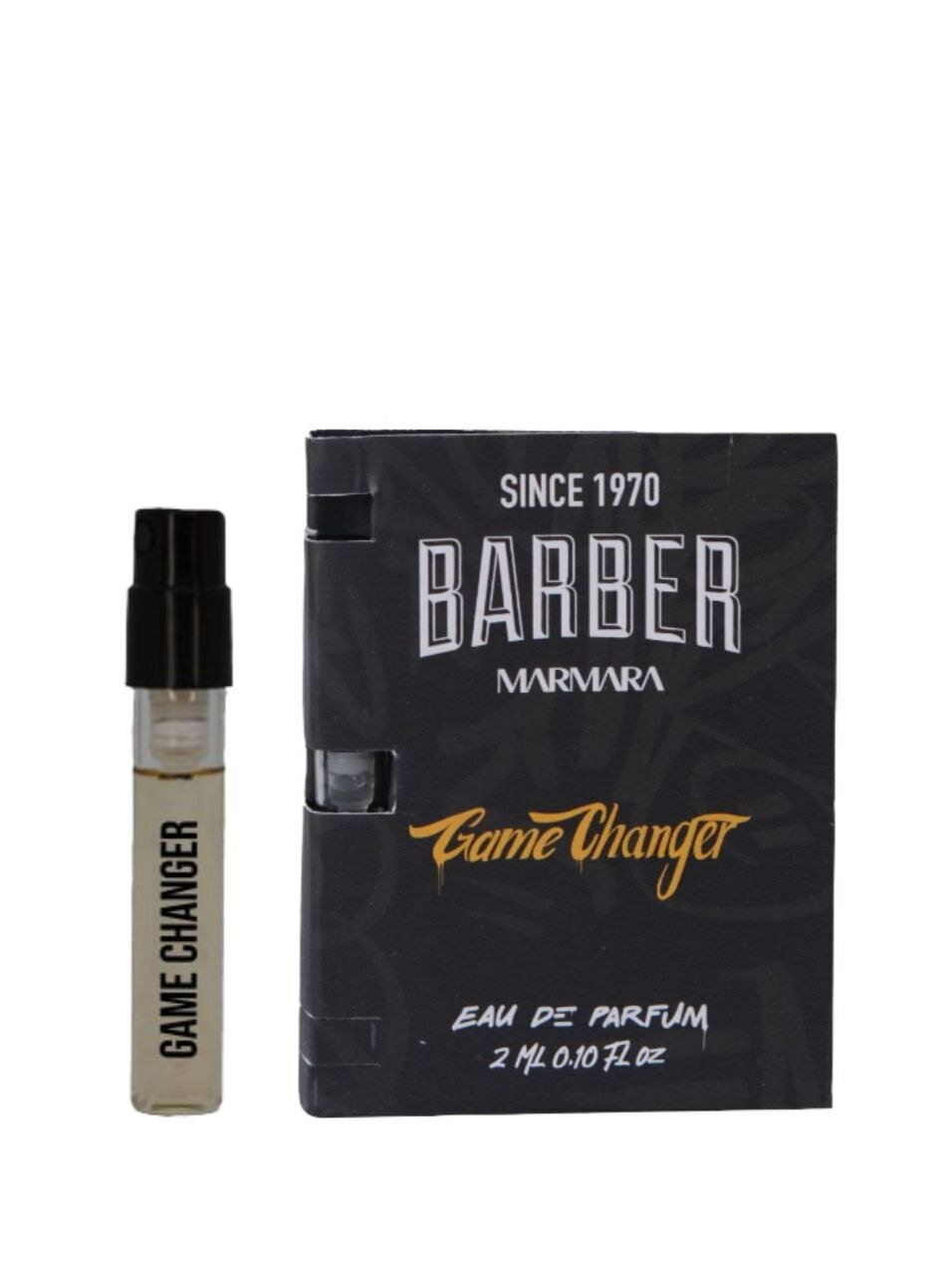 Туалетная вода мужская Marmara Barber "Game Changer", 2 мл, Древесный, Восточный, Цветочный аромат