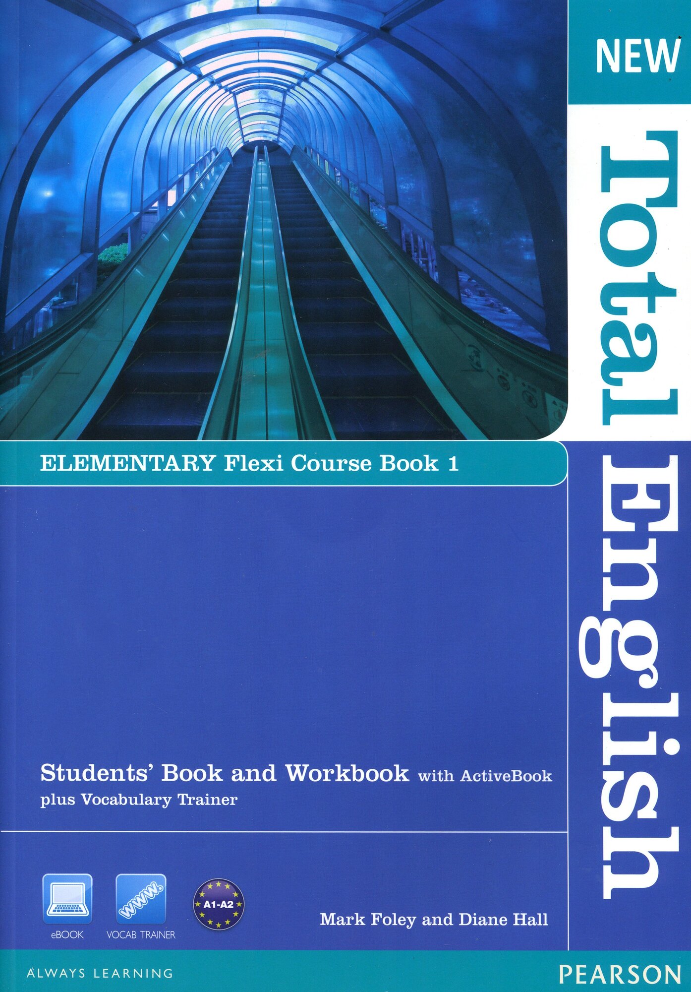 New Total English. Elementary. Flexi Coursebook 1. Students Book and Workbook and ActiveBook (+DVD) / Учебник
