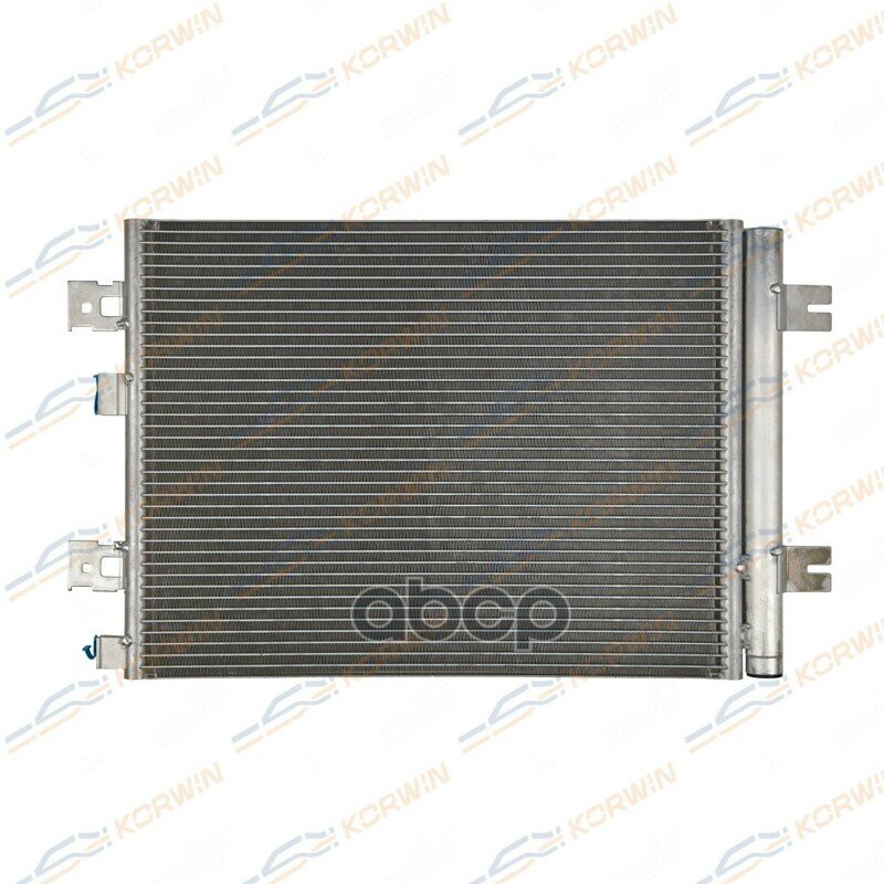 Радиатор кондиционера Renault Logan 04-/Duster 11-/Sandero I 07-/Lada Largus 12- KORWIN арт. KWLL0004