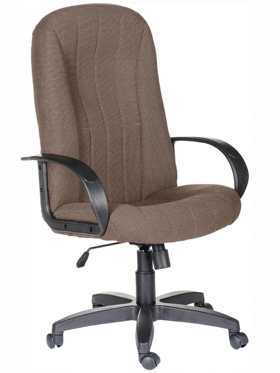 Кресло офисное компьютерное Olss Гармония ультра ткань бежево-коричневое