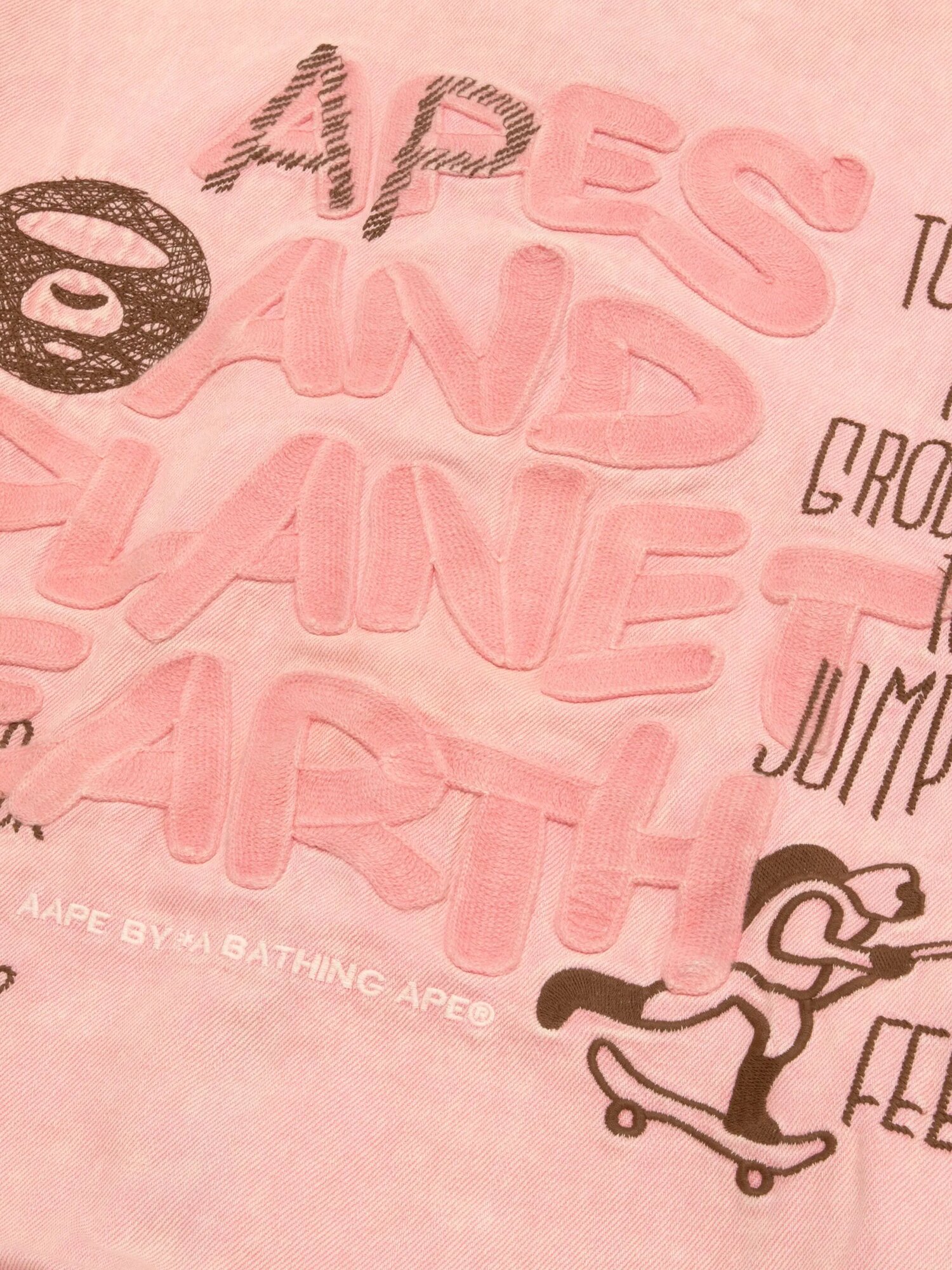 Куртка AAPE BY A BATHING APE, размер 8, pink — фото 1