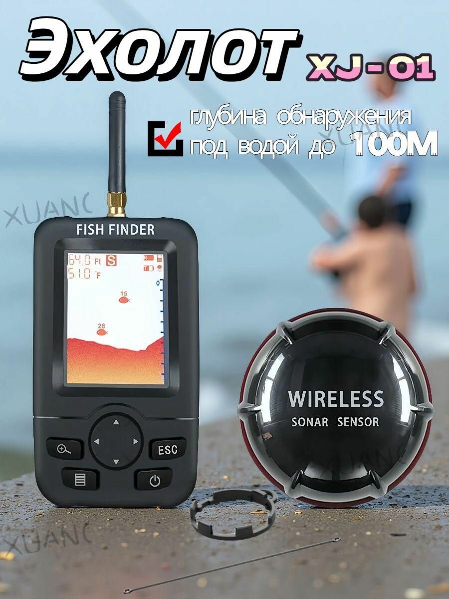Набор для поиска рыбы/Набор эхолотов, V30 V80, Для прикормочного кораблика, эхолот для рыбалки с лодки