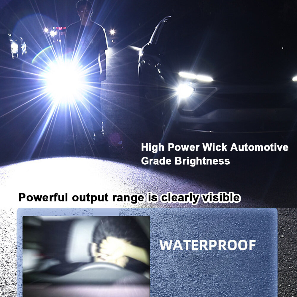 Мощный светодиодный фонарик, двухцветный уличный фонарь для кемпинга, многофункциональный портативный фонарь из алюминиевого сплава