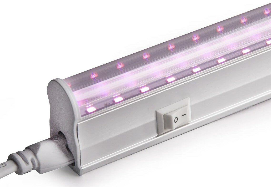 Светильник для растений VLED-FITO-LT5-8W IP20 белый (567мм) VKL electric