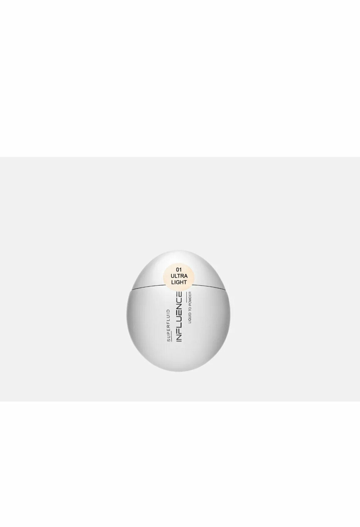 Тональная основа с эффектом пудры, INFLUENCE BEAUTY liquid to powder foundation superfluid, 01