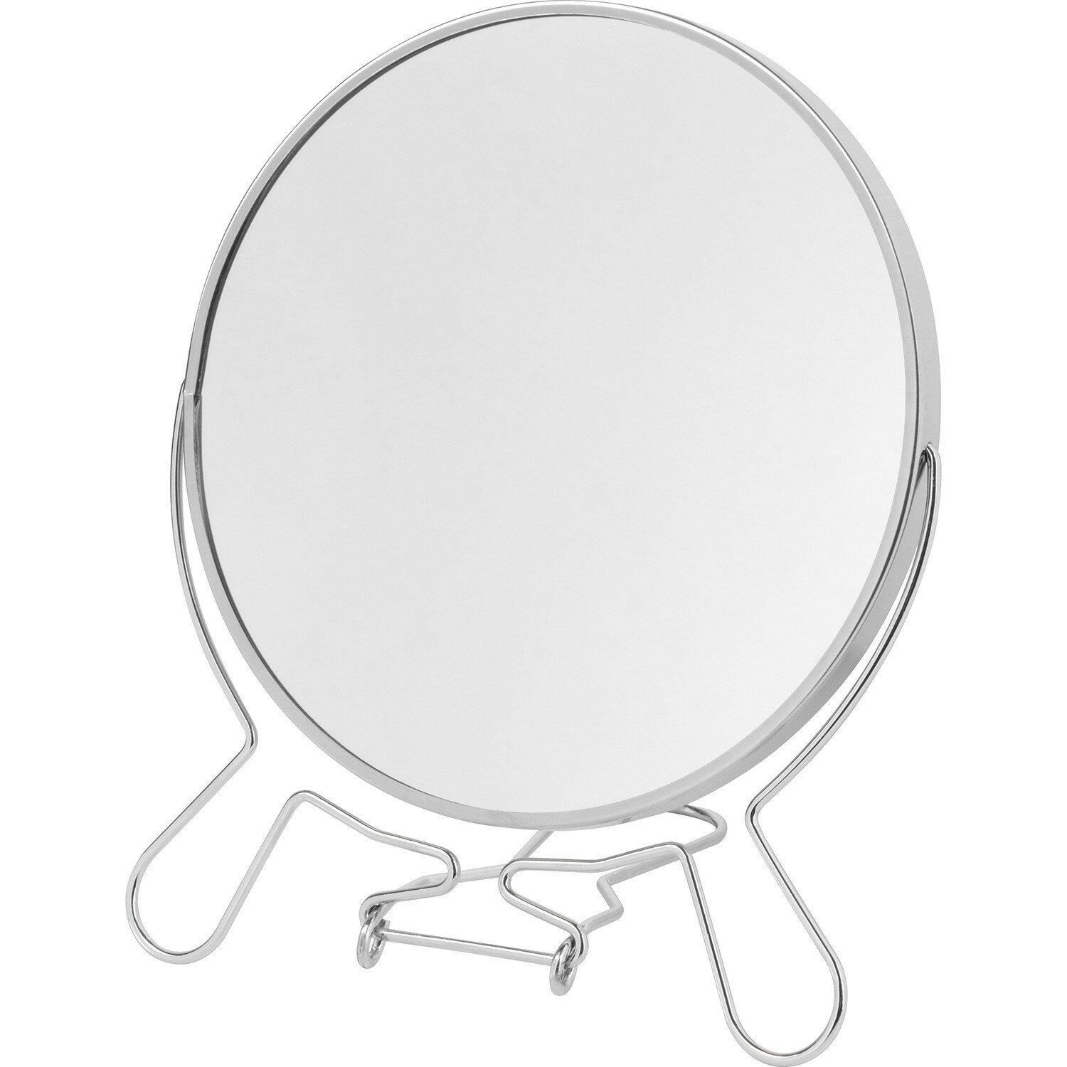 Рыжий кот настольное двустороннее зеркало 17 см - компактное зеркало для макияжа и ухода