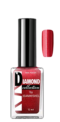 Jeanmishel Diamond Collection Лак для ногтей перламутровый 12 мл. №522 красный