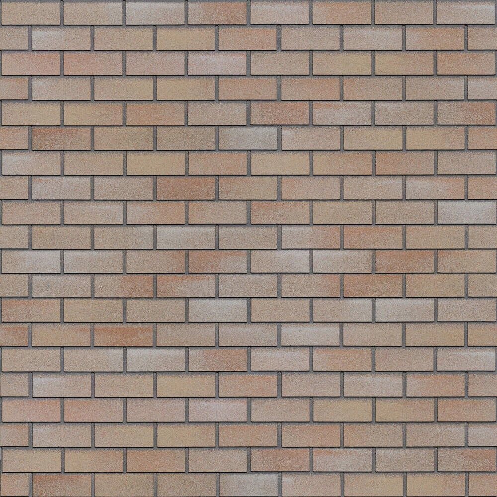 Панель фасадная гибкая Технониколь Hauberk Оптима 1000х250 мм кирпич каталонский 2 кв. м Технониколь 139370