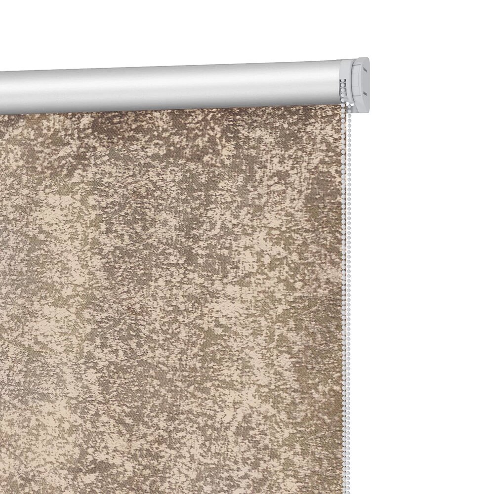 Рулонная штора блэкаут 70х160 см Decofest Марбл мини коричневая Decofest 152.243