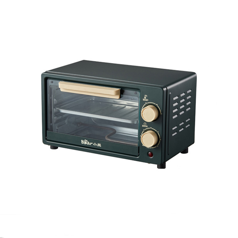 Мини-печь Bear DKX-F10H2 многофункционная электрическая, 10L, зеленая, с таймером