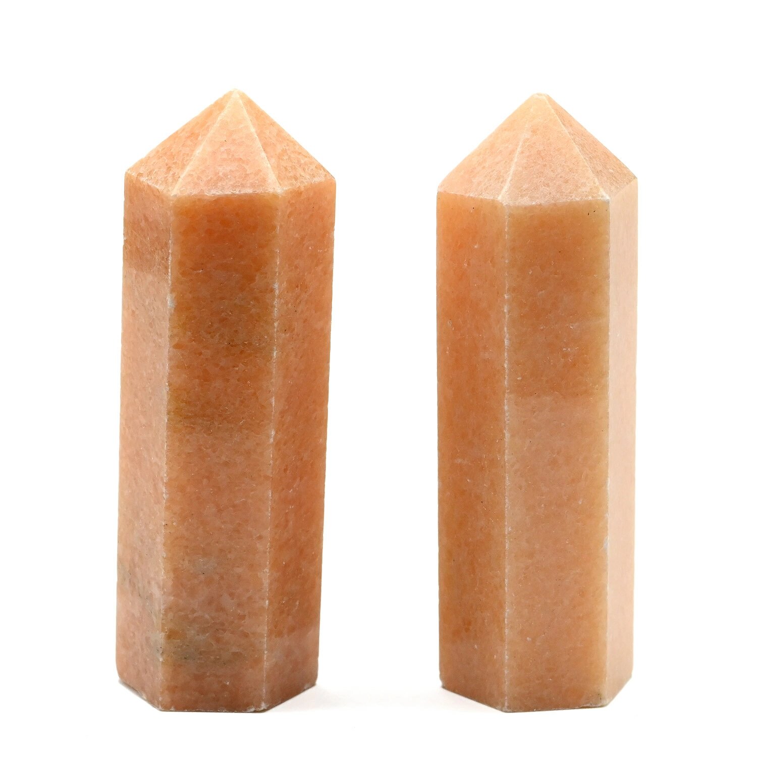 Кристаллы кальцита оранжевого 15*16*60мм .