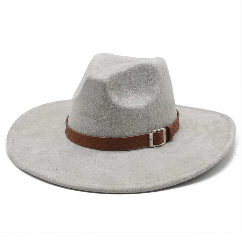 Многоцелевая Джазовая шляпа из замши Унисекс Осень Британский стиль Войлок / MOM-014