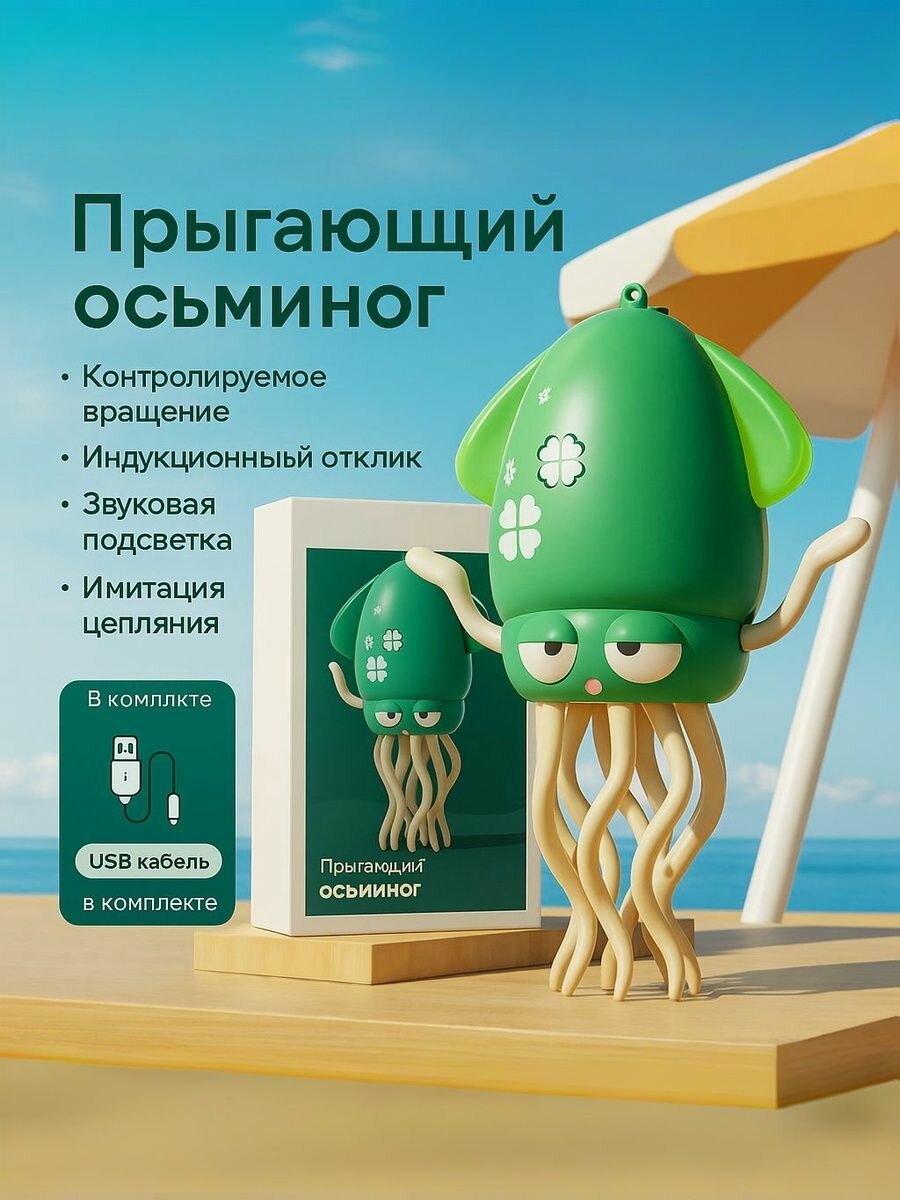 Игрушки осьминог — фото 1