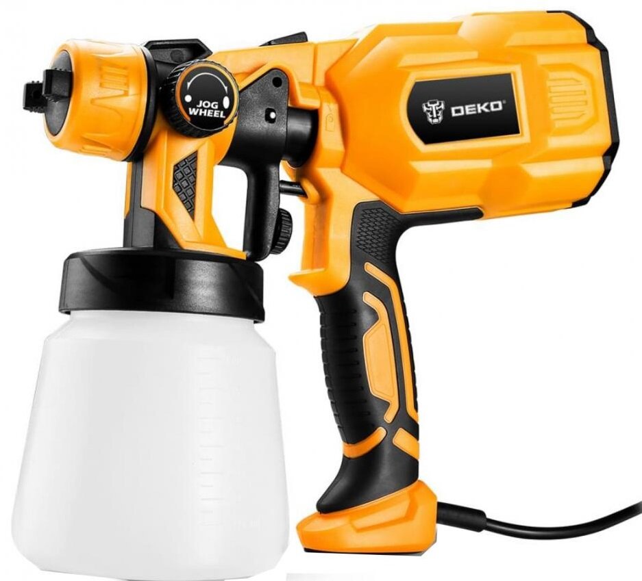 Краскопульт Deko DKSG55K1 HVLP 018-1043 желтый