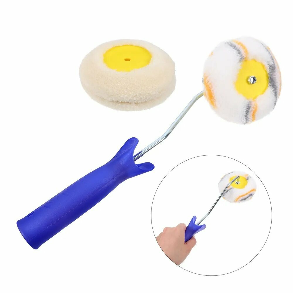 Валик Для Краски, Из Пластика И Металла, Для Углового Покрытия, 1 Комплект