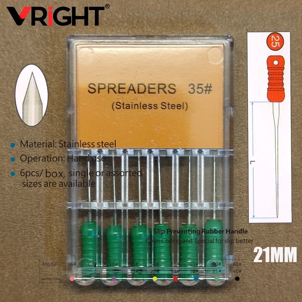 Стоматологические разбрасыватели из нержавеющей стали lzvine Spreaders-21MM-35