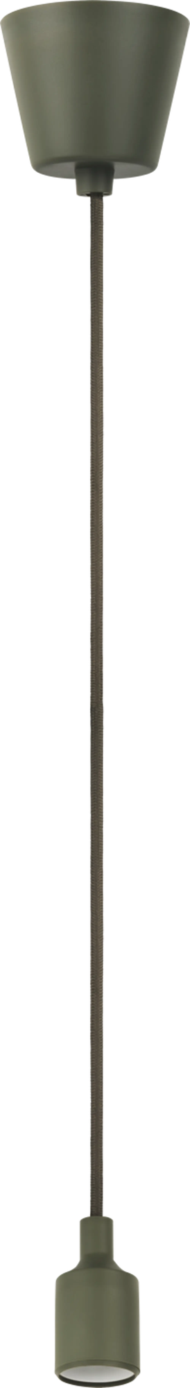 Люстра подвесная 1 лампа 6 м² цвет хаки