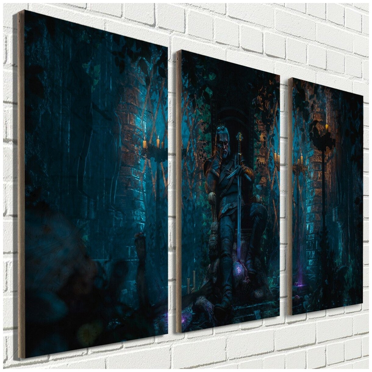 Модульная картина игры ведьмак the witcher геральт - 2086