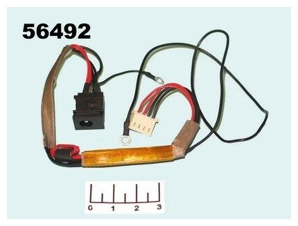 Переходник питания гнездо 5.5*2.5-4pin гнездо (PJ093) (9877) для ноутбука