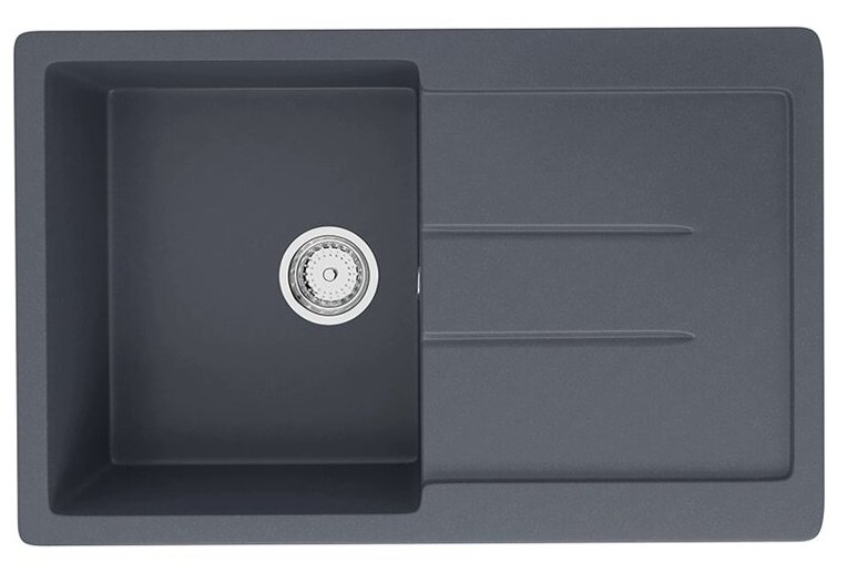 Кухонная мойка Ulgran U-507-343, антрацит