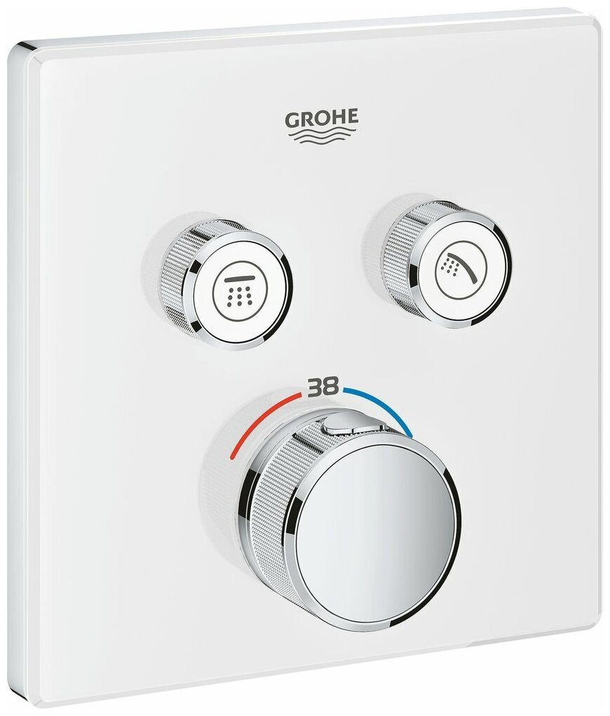 Термостат Grohe Grohtherm SmartControl 29156LS0 для душа, moon white