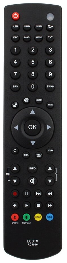 Пульт к Sharp RC-1910 LCD TV box