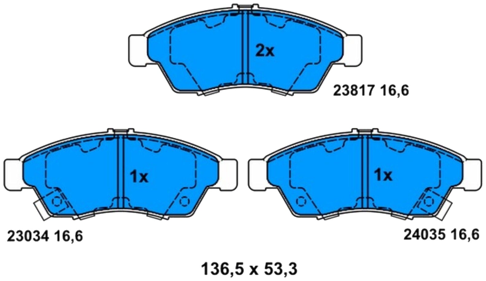 Колодки тормозные Ate арт. 13.0460-5888.2