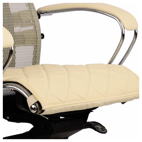 Накладка на сиденье для кресла "SAMURAI", рецик. кожа, бежевая