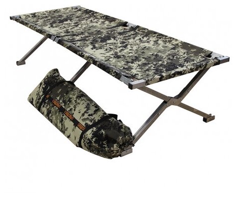 Раскладушка Следопыт PF-CB-02 1850х750х400 мм, труба оцинкованная 25х25 мм, в чехле (до 400 кг)