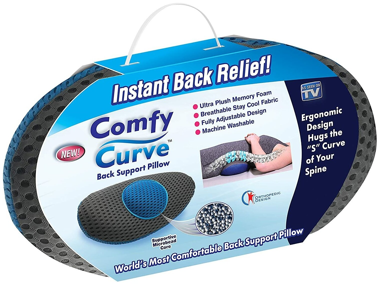 Подушка для спины /подушка для спины в спальной в машину и в офис / подушка для поясницы поддерживающие поясницу