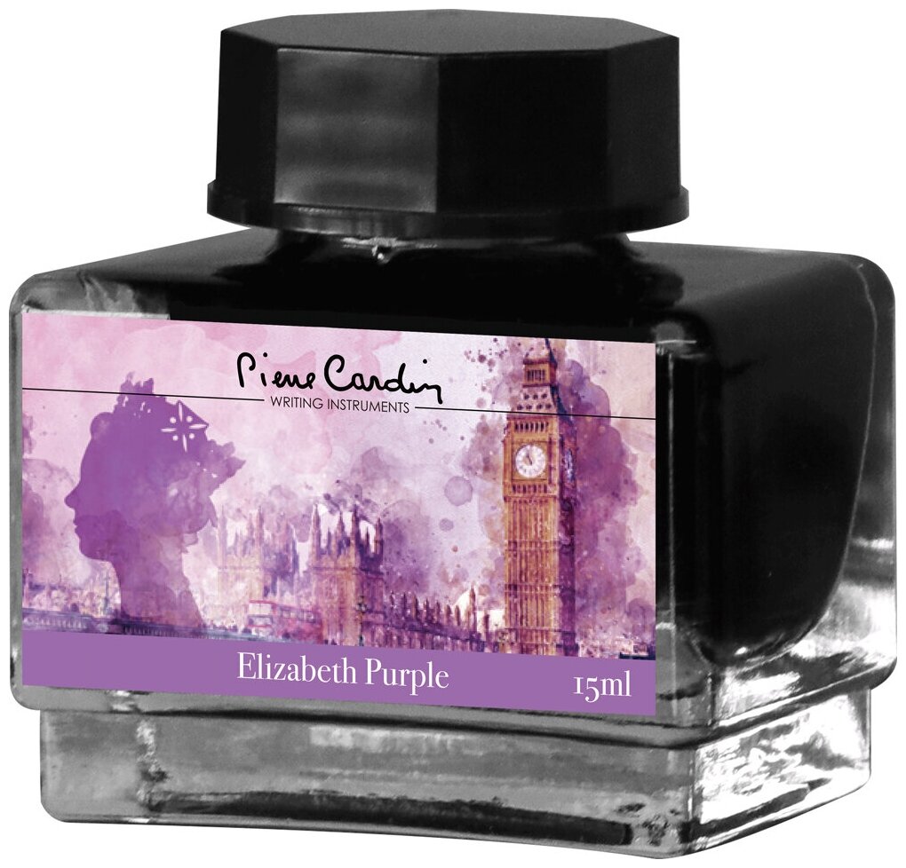 Чернила (флакон) Pierre Cardin 15 мл, лиловые, PC332-M7