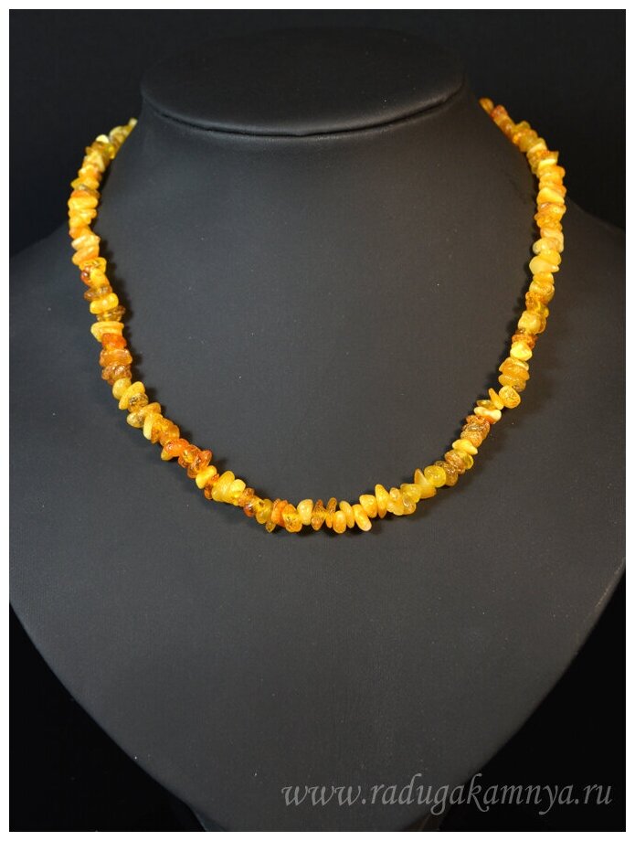 Бусы, янтарь