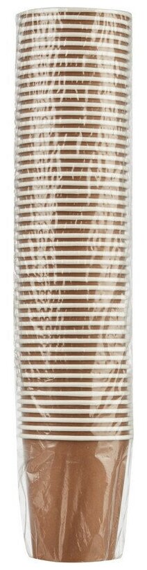 Комус Стакан одноразовый диаметр 90мм 300мл Крафт 50шт/уп