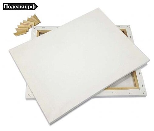 Холст на подрамнике HPH-4040 белый 40x40 см, цена за 1 шт.