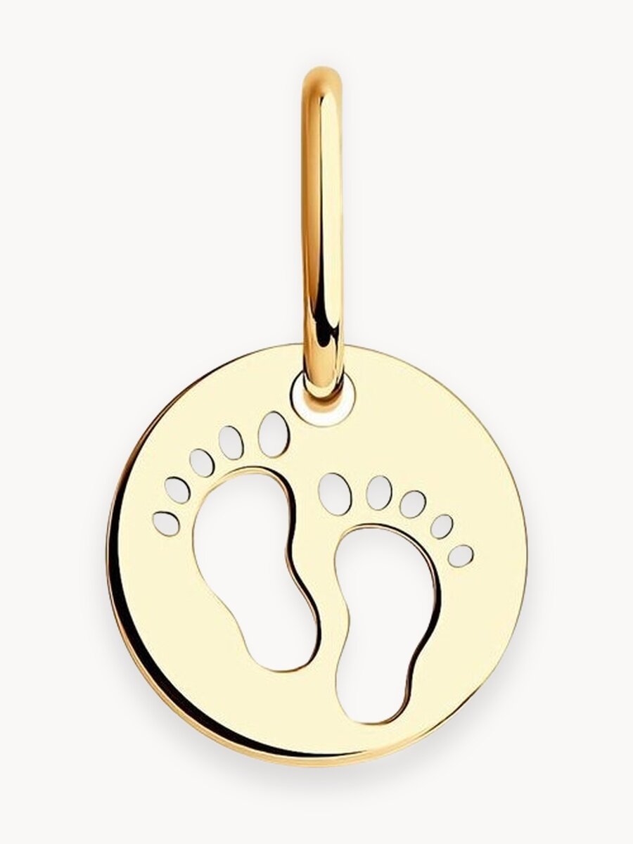 Подвеска, красное золото, 585 проба