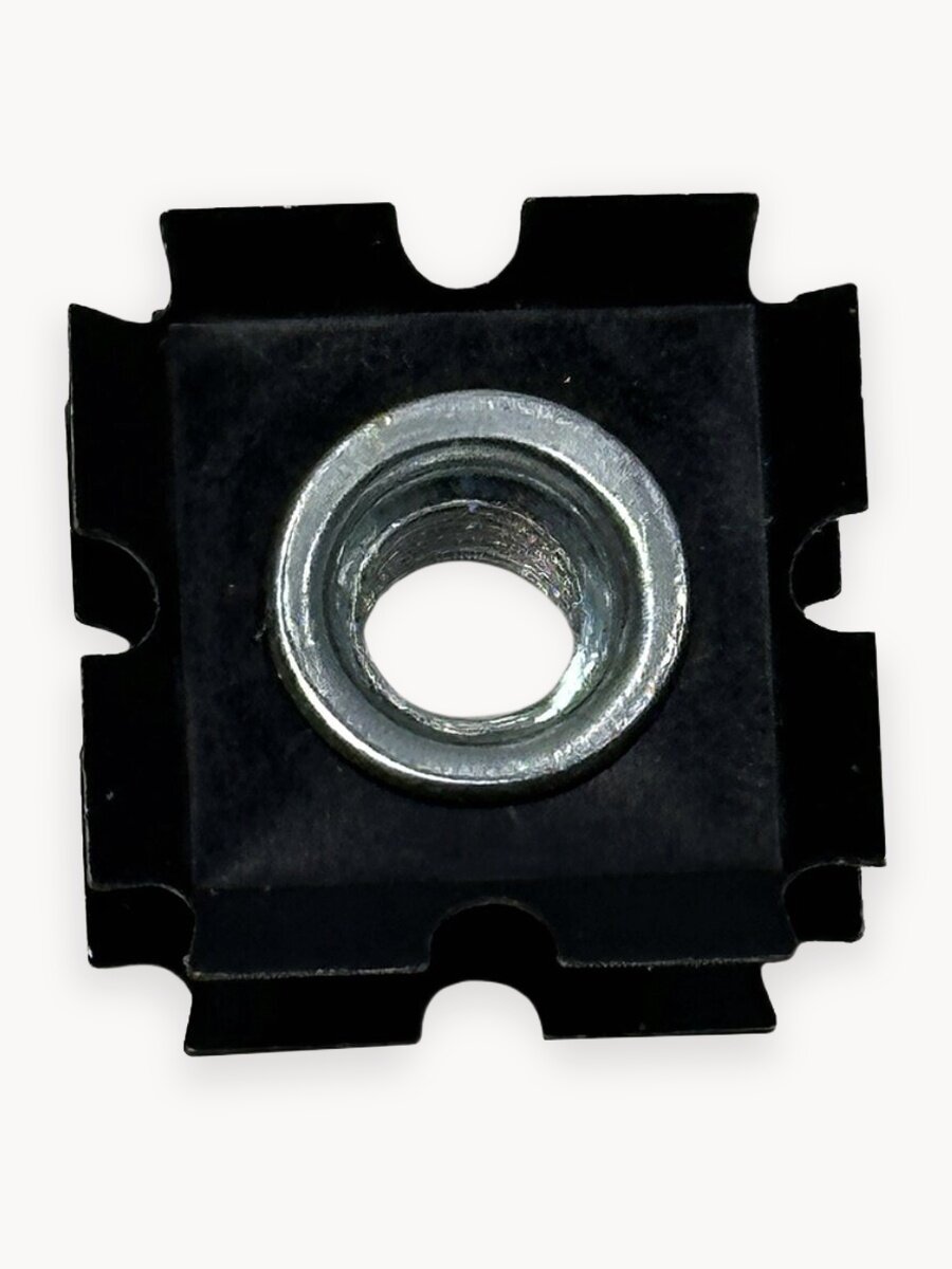 Резьбовое соединение М6 для профильной трубы, размер 20*20, 50 шт