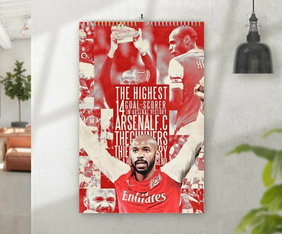 Календарь перекидной Арсенал, Arsenal №29