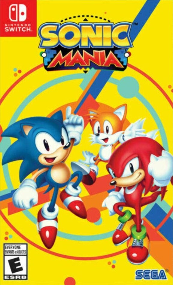Sonic Mania (Nintendo Switch), английская версия