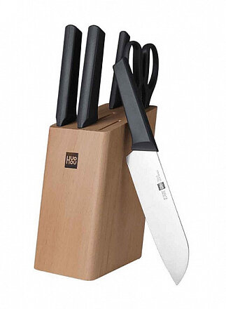 Набор ножей HuoHou Kitchen Stainless Steel Knife Set Черный