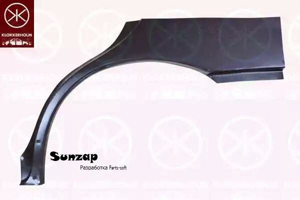 Арка крыла лев SUBARU: Impreza 97- Klokkerholm арт. 6731581