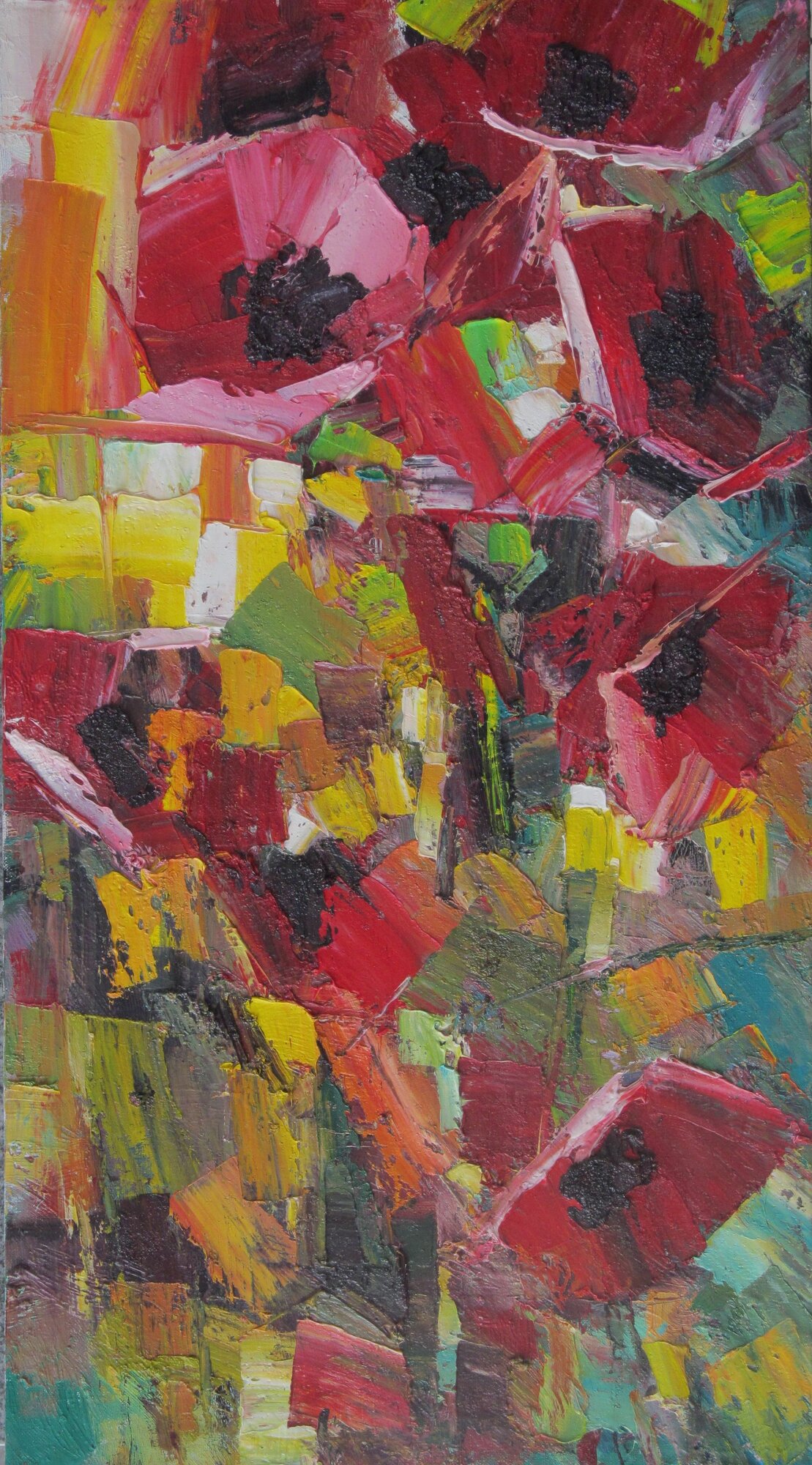 ART-Salon at Oktyabrskaya картина "Маки", 85х46 см, холст; масло, авторская работа; ;