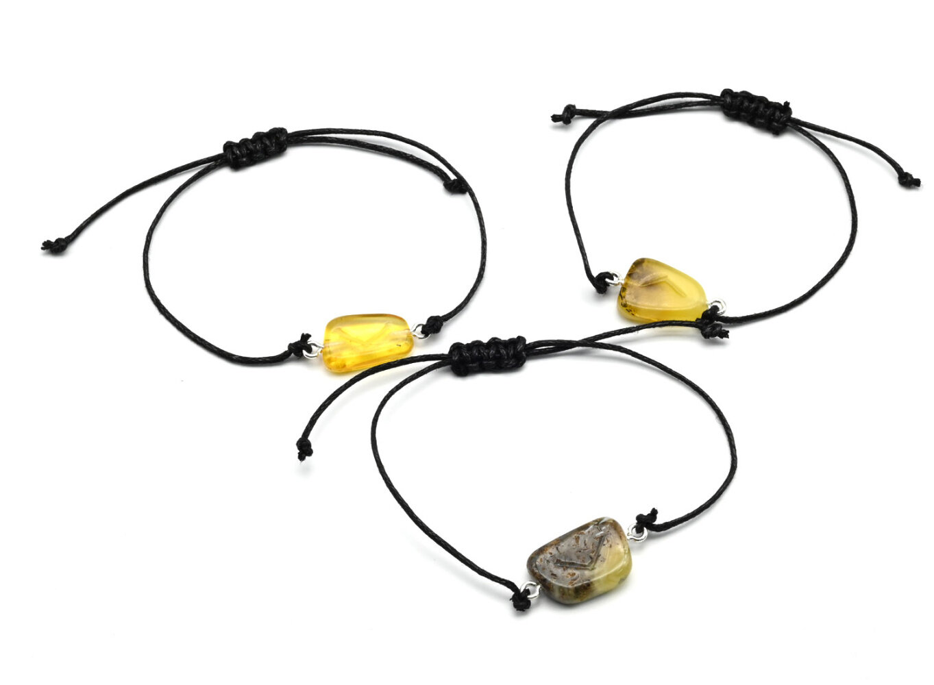 Браслет, янтарь