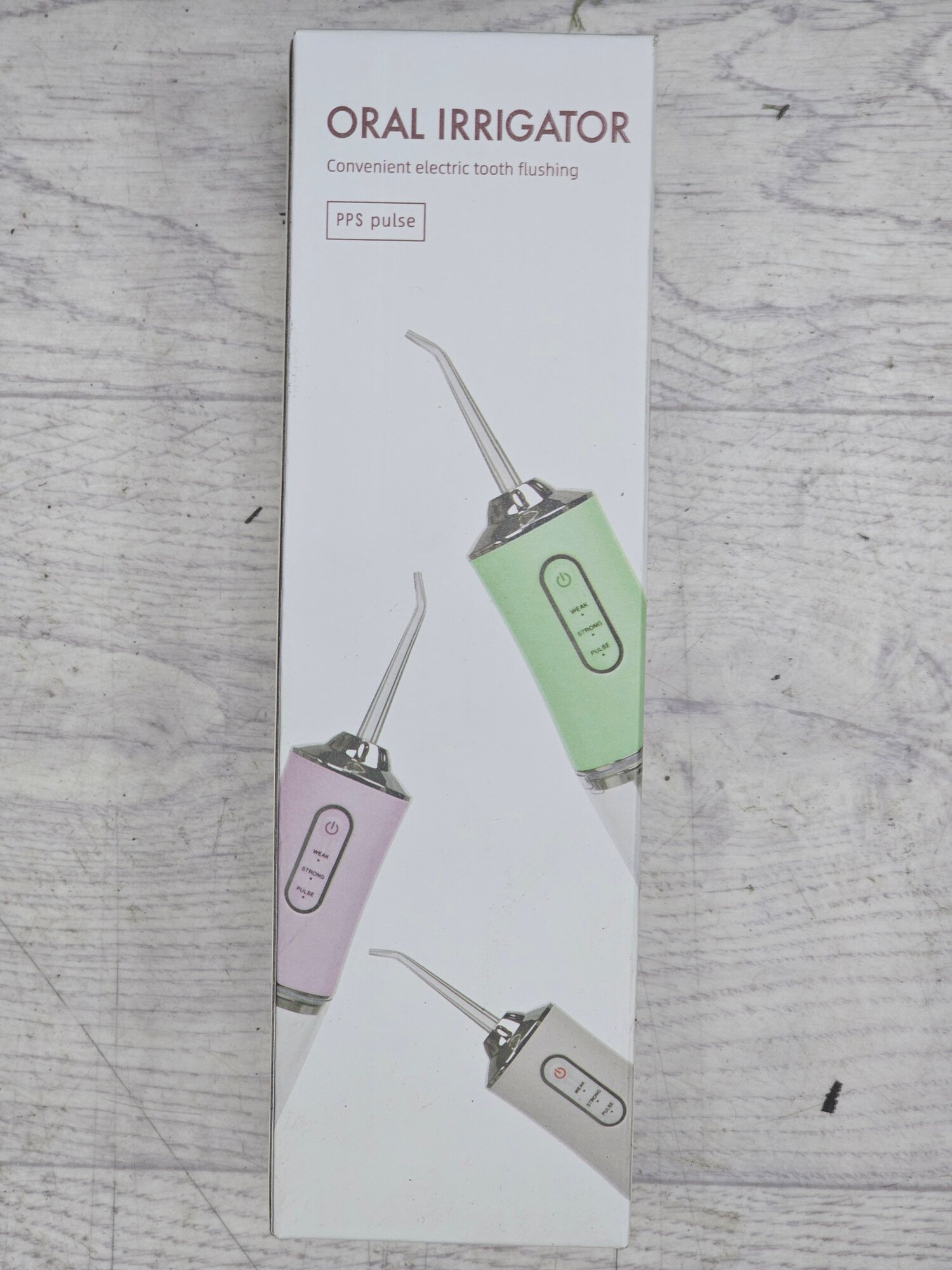 Беспроводной портативный ирригатор для полости рта с 4 насадками и USB-зарядкой