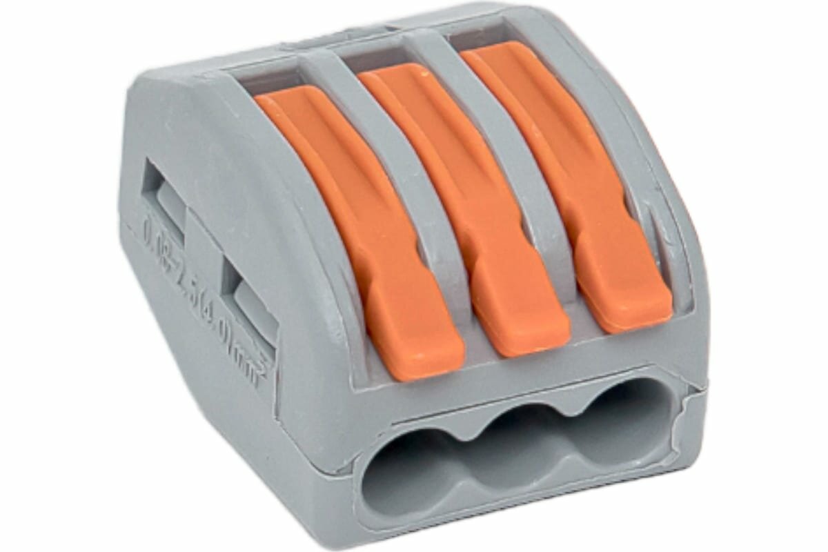 PROxima plc-smk-413b-20 Клемма EKF СМК 222-413 с рычагом, 3 отверстия, блистер, 20 шт