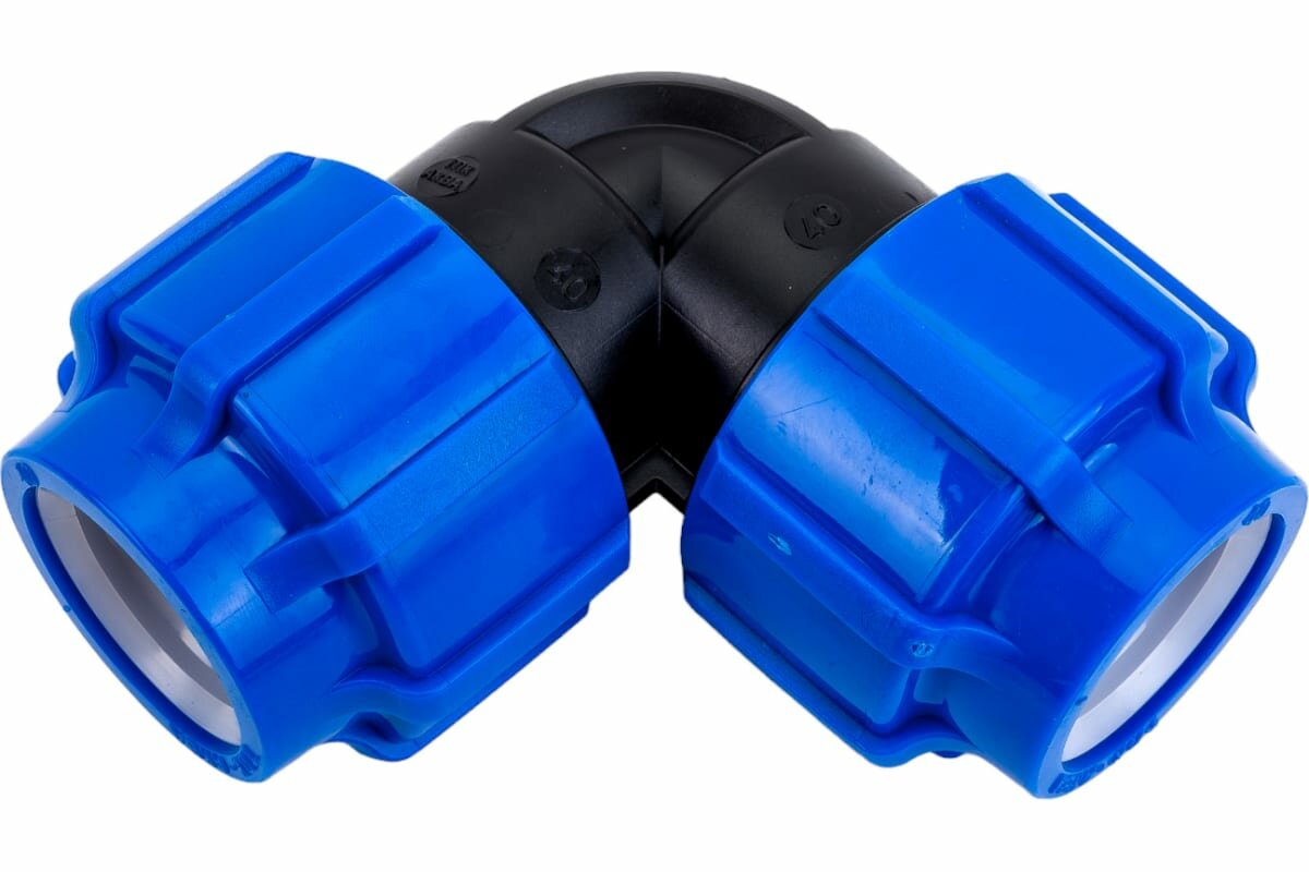 Отвод Политэк 40x90 градусов для труб водоснабжения и отопления тпк-аква 50040040