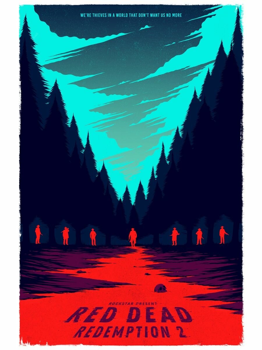 Постер "Art-game. Red Dead Redemption 2"