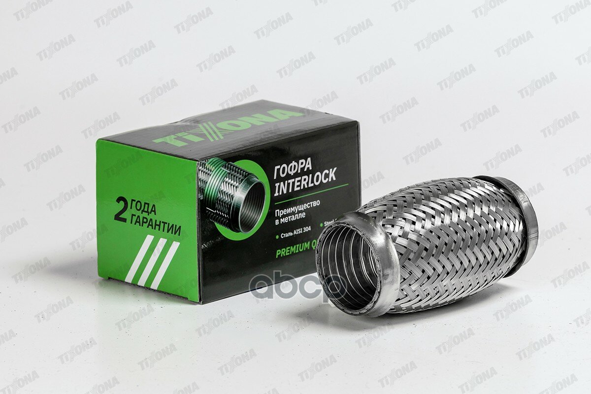 Гофра 45/120 (AISI 304 with interlock) Tixona арт. p45120
