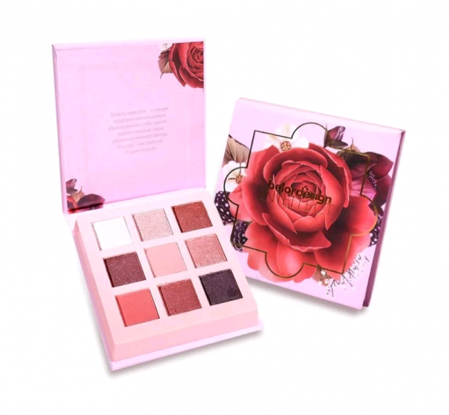 Belordesign (palette) Intellect Палетка теней для век 9 тонов 9 г. fire berry
