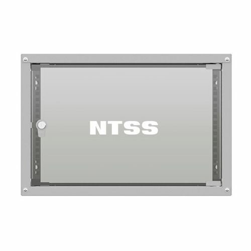 Шкаф коммутационный NTSS Lime NTSS-WL6U5560GS настенный, стеклянная передняя дверь, 6U, 550x370x600 мм