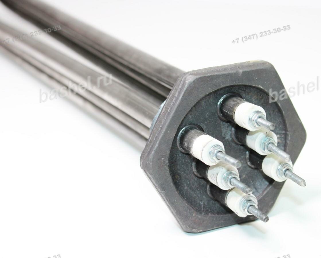 Тэнбм RDT (G2 1/2") 9450W 194-A-13/3,15Z220 220/380V L-970mm (масло нерж.)